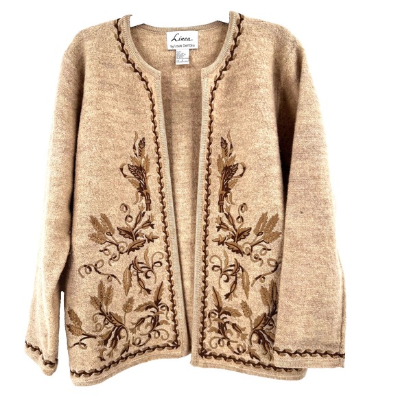 Linea by Louis Dell'Olio | Sweaters | Vintage Linea 0 Wool Cardigan ...